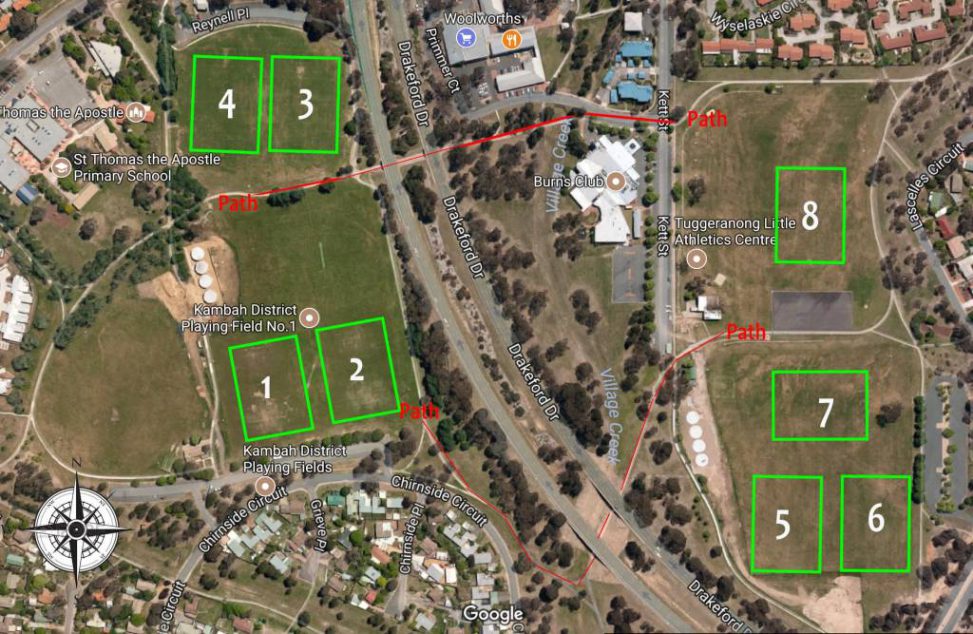 FIELD CHANGES: Mawson offline - Kanga Cup
