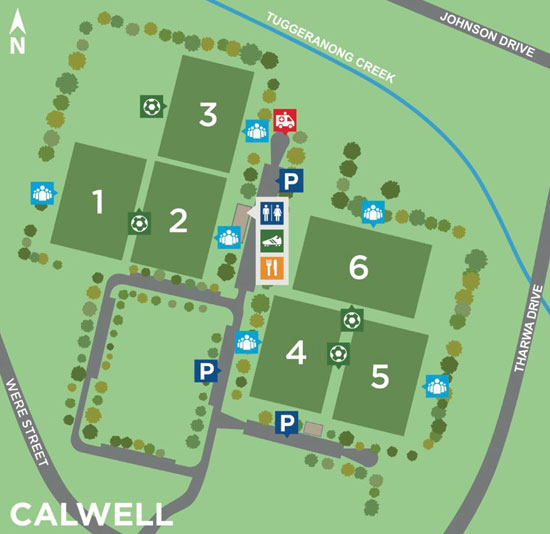 map-calwell - Kanga Cup